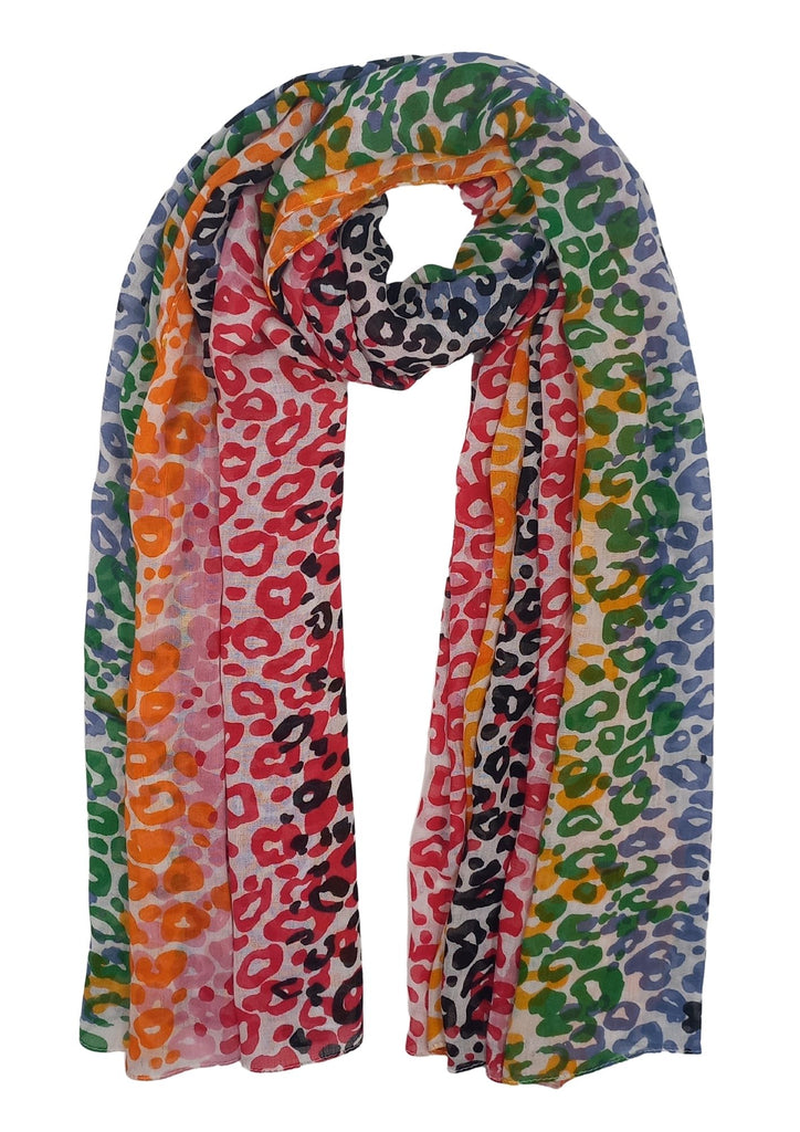 Wild Skin Panels Scarf (SE-3094_Green) – Vivante By VSA