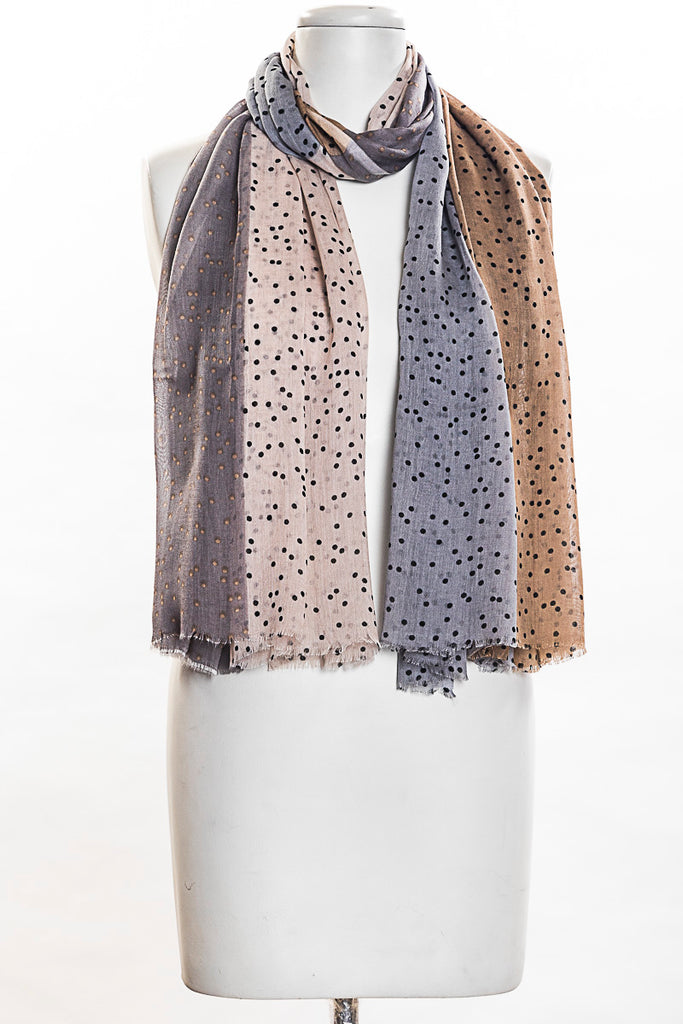 Four Panel Dots Scarf (SE-1384) – Vivante By VSA